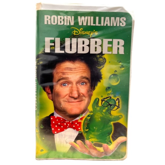 WALT DISNEY | Media | Flubber Vhs 998 Clamshell Disney Robin Williams ...